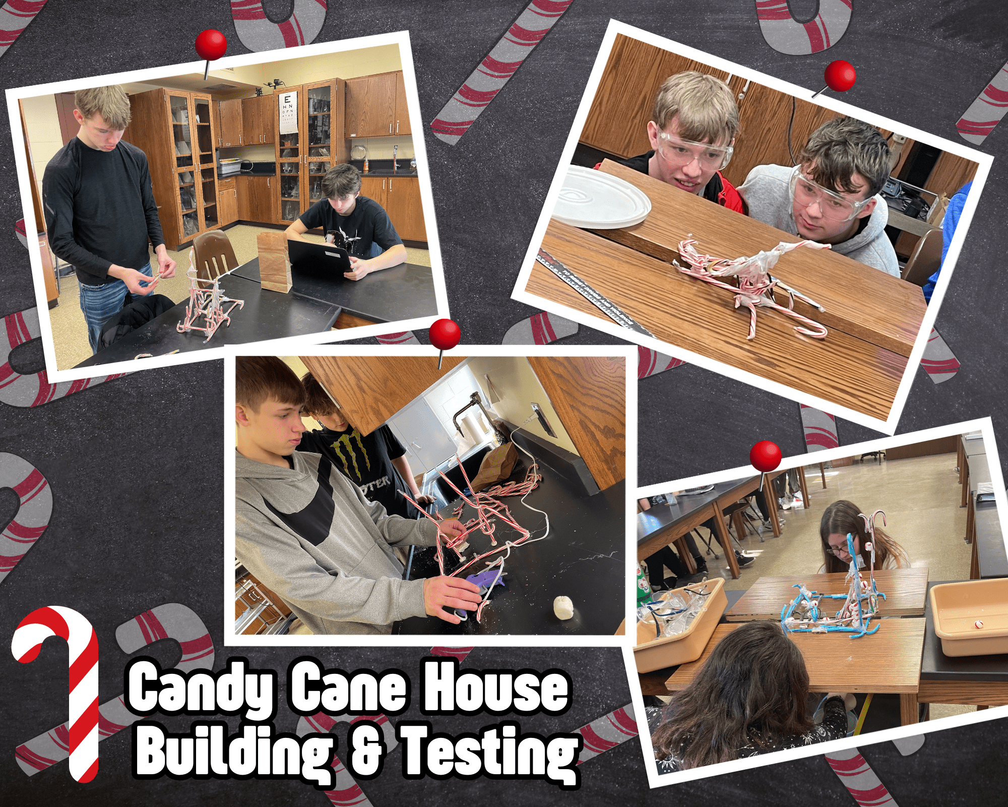 🎉🏠 Candy Cane House Extravaganza in Mrs. Johnson’s Science Class! 🏠🍬 ...